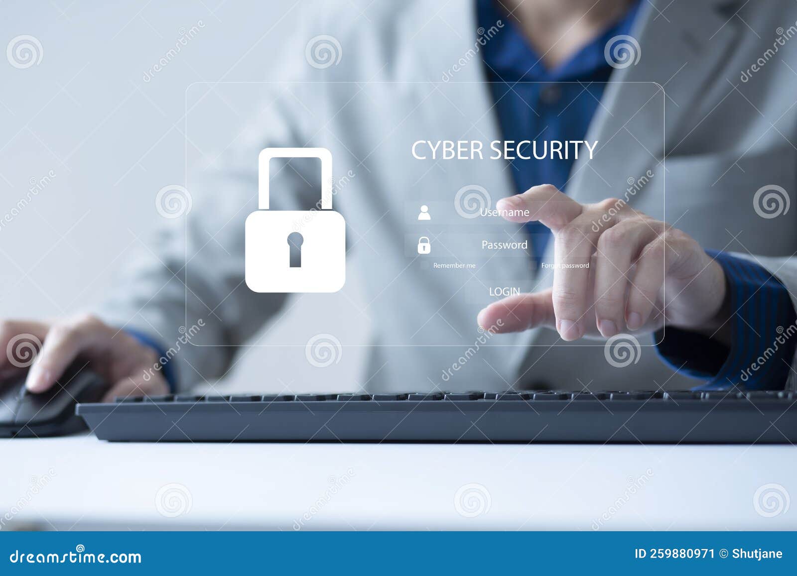 Cybersecurity and Data Privacy Protection Concept. and Internet Network Security Technology ...