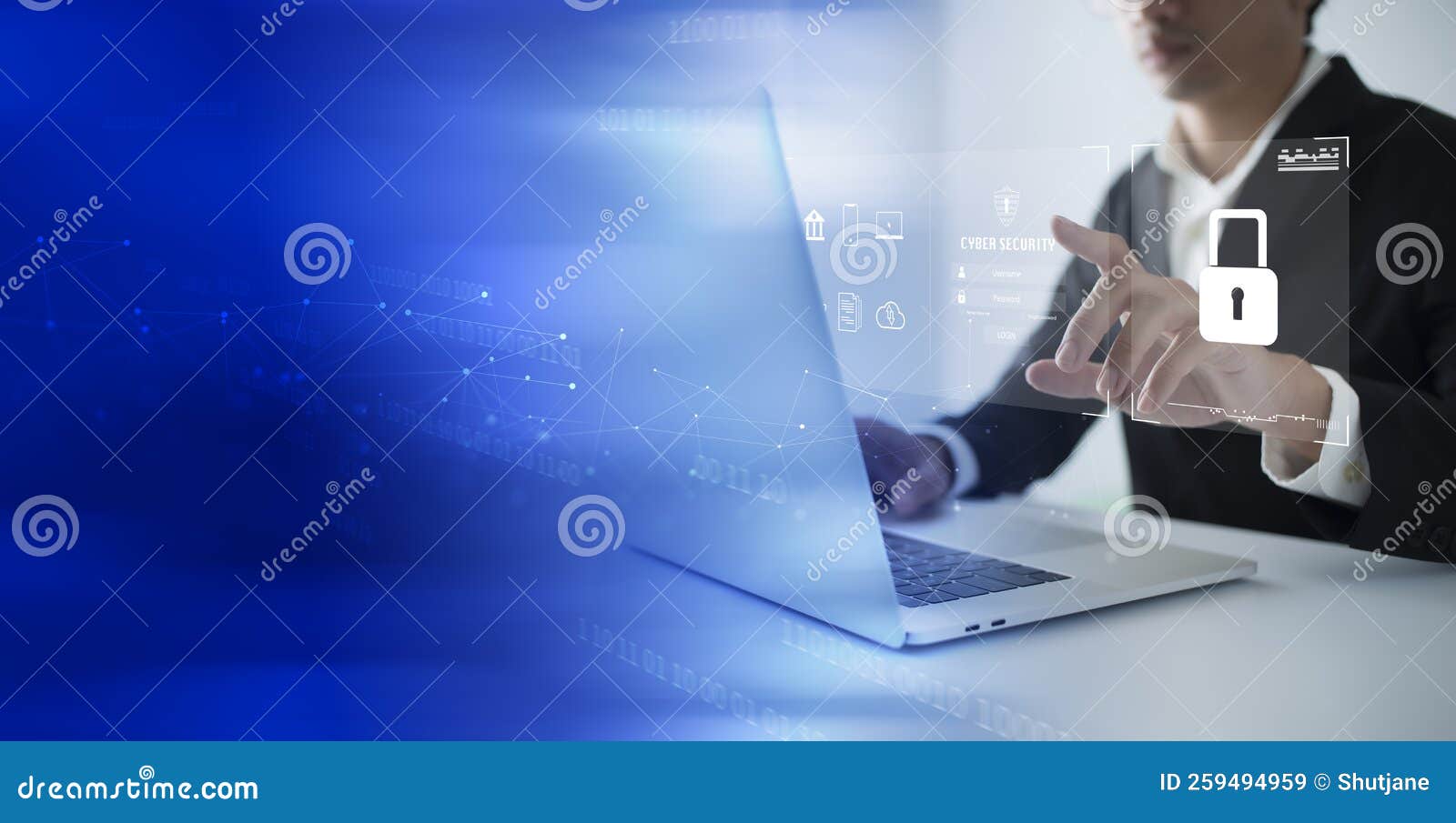 Cybersecurity and Data Privacy Protection Concept. and Internet Network ...