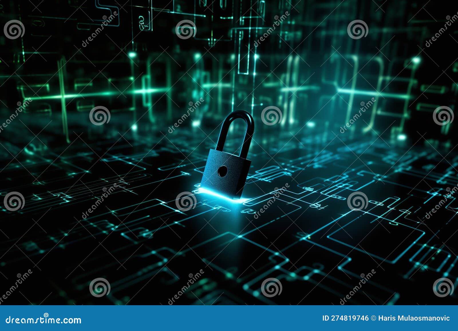 Cybersecurity and Data Protection Abstract Technology Backgrounds - Ai ...