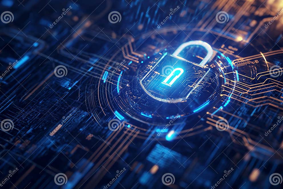 Cybersecurity and Data Protection - Secure Online Privacy Images Stock ...
