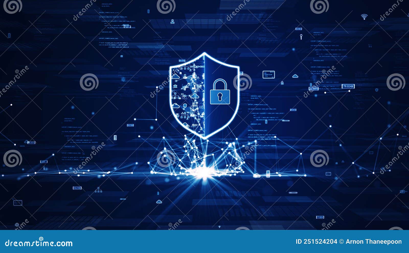 Cybersecurity Shield Activation Royalty-Free Stock Photography ...