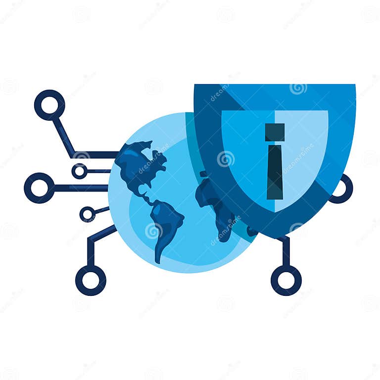 Cybersecurity Data Protection Stock Illustration Illustration Of