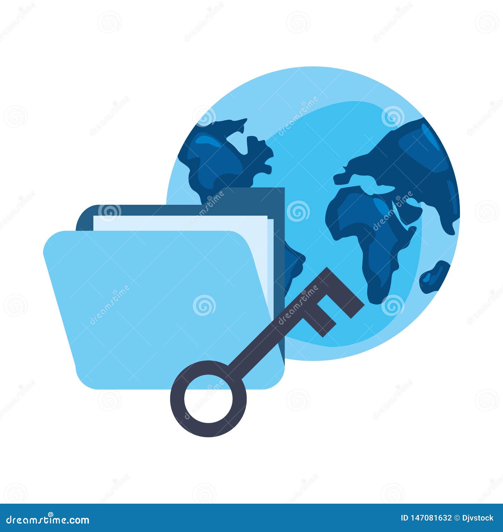 Cybersecurity Data Protection Stock Illustration - Illustration of ...