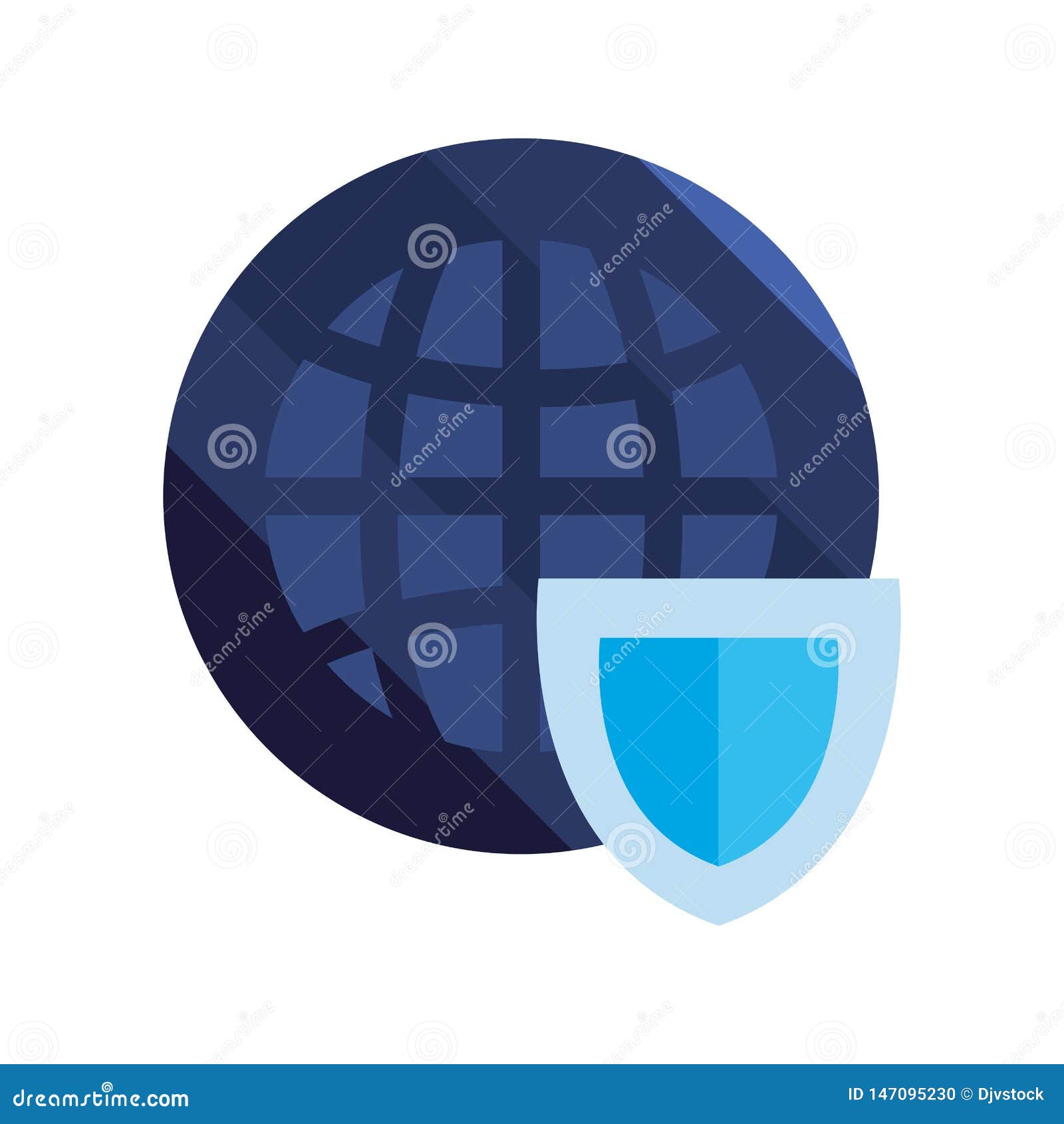 Cybersecurity Data Protection Stock Illustration - Illustration of ...