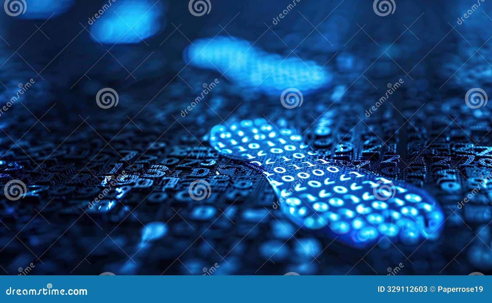Cybersecurity Digital Footprints Made of Binary Code Stock Image ... Cybersecurity Digital Footprints Made of Binary Code Stock Image ...