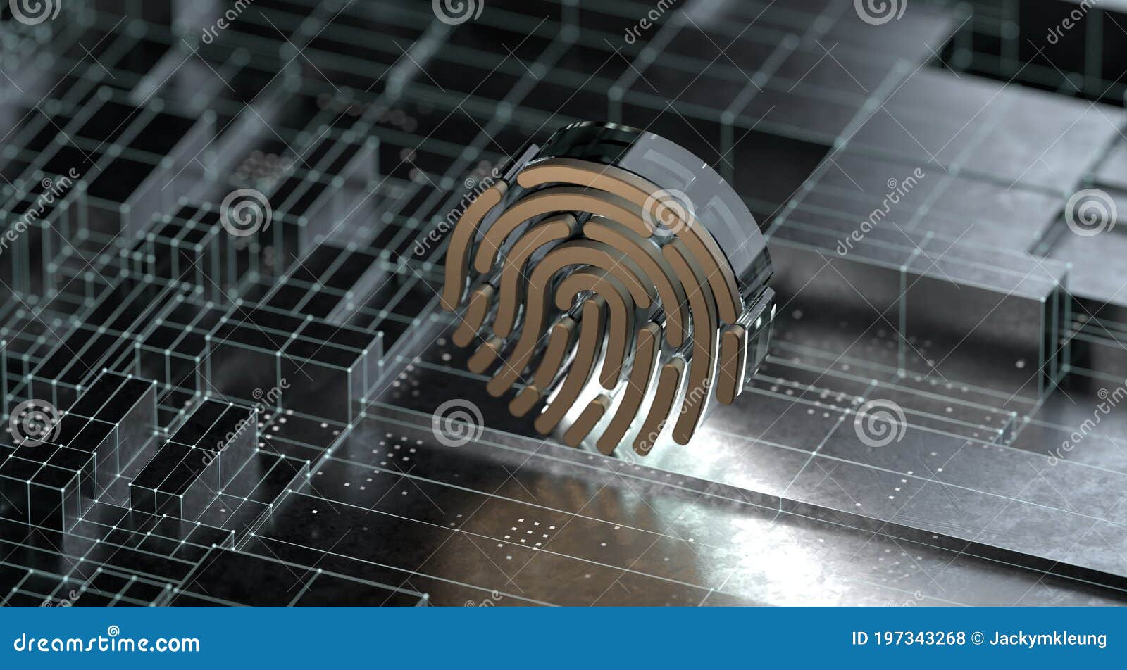 Cybersecurity Digital Technology Security Stock Illustration ...