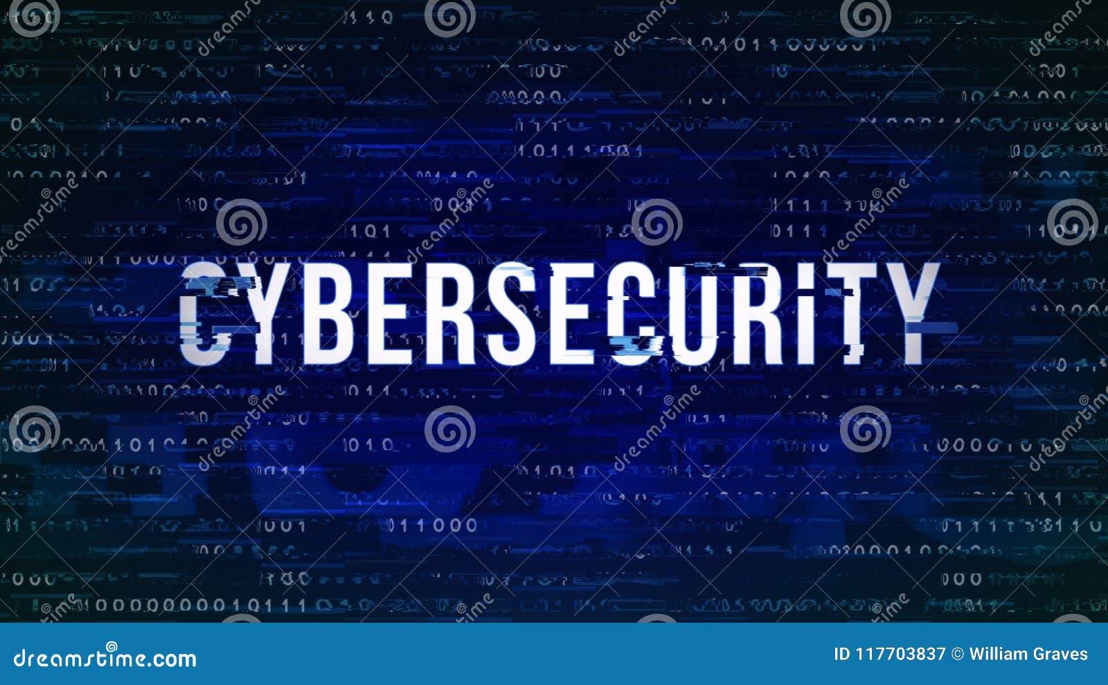 Security Concept Glitch Buzzword Binary Background Clipart And ...