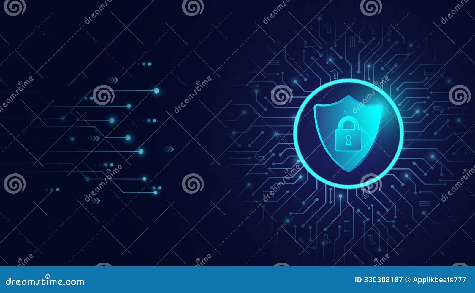 Cybersecurity and Information Protection. Data Protection Concept ...