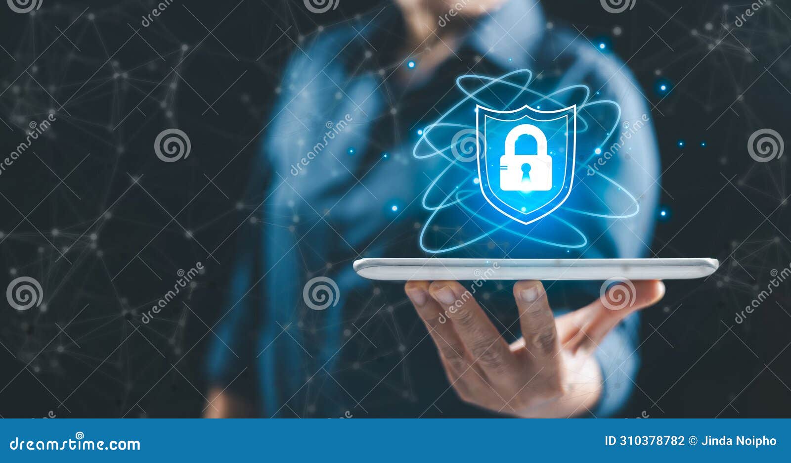 Cybersecurity and Information Technology Security Services Concept ...