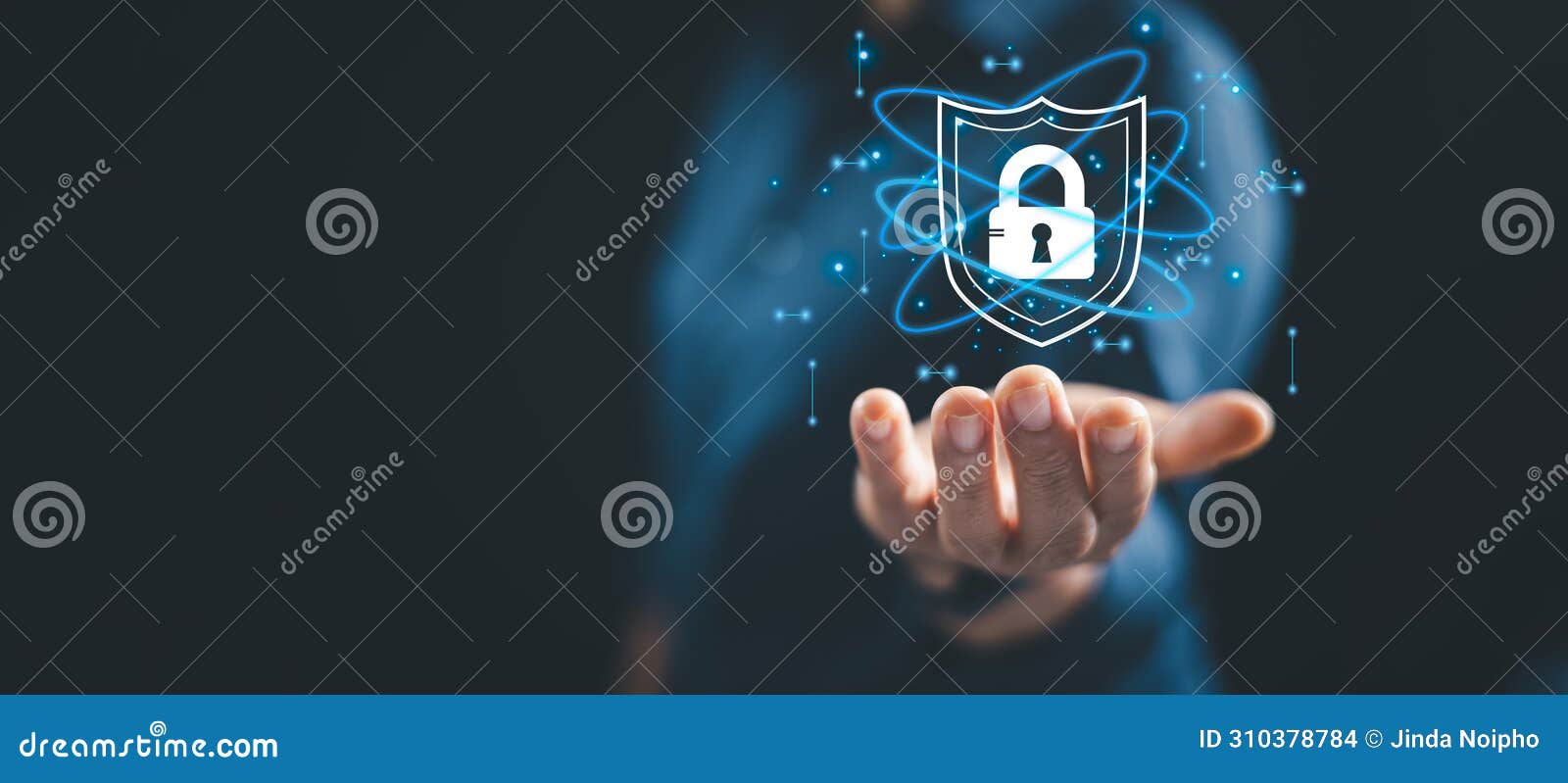 Cybersecurity and Information Technology Security Services Concept ...