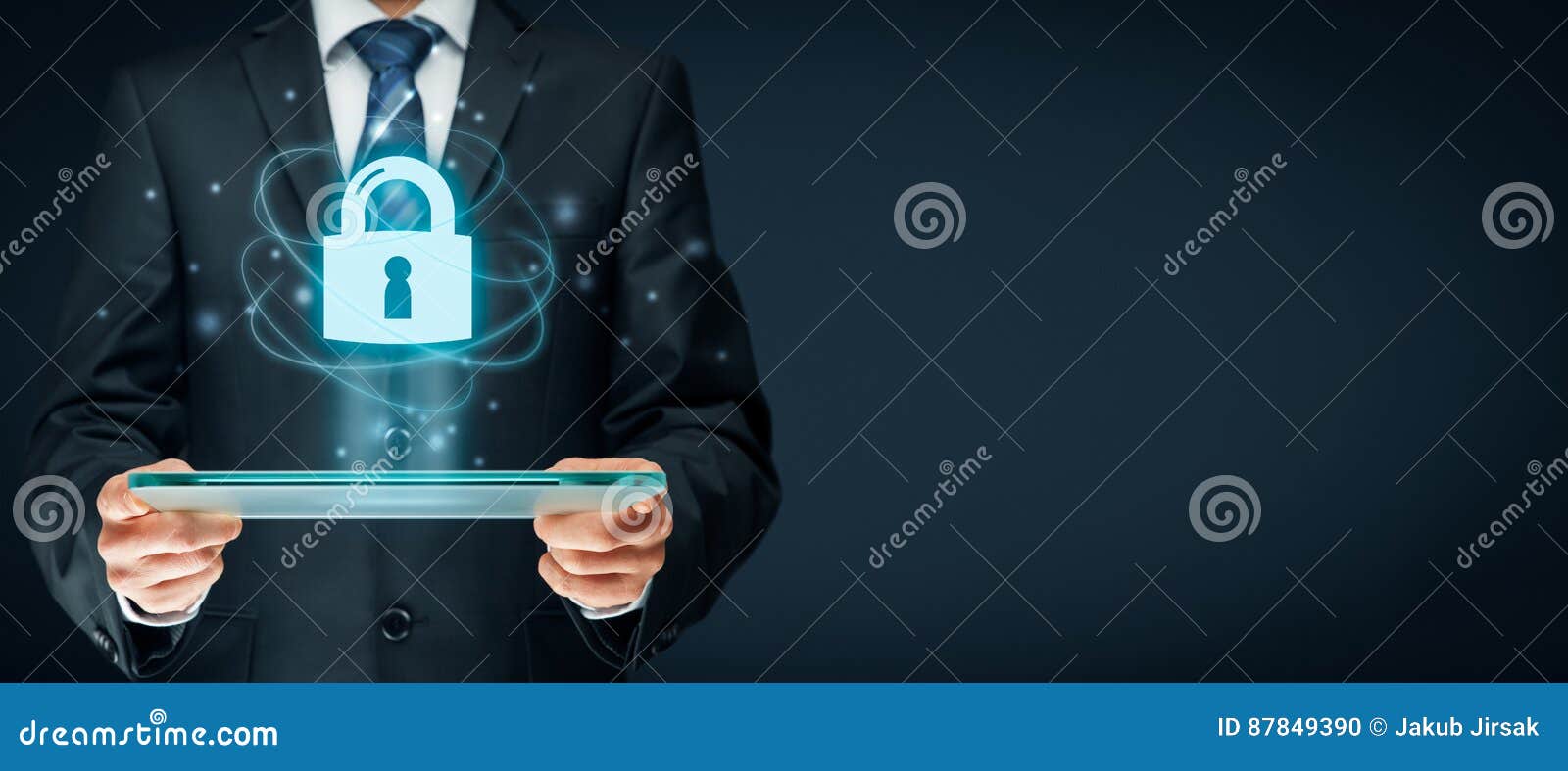 Cybersecurity Internet Concept Stock Photo - Image of security, secret ...