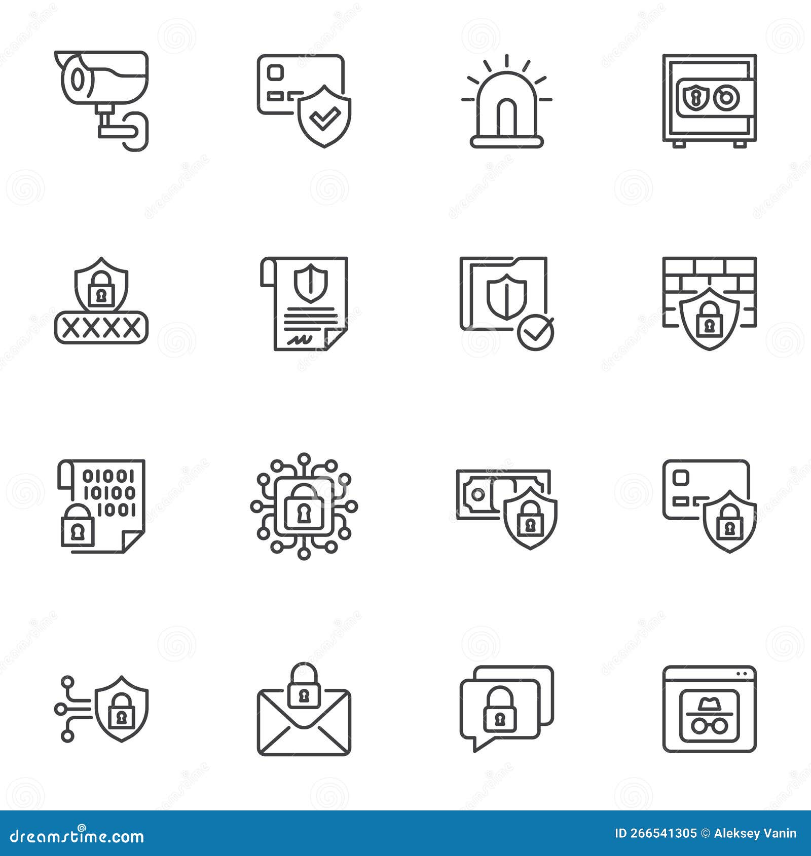 Cybersecurity Line Icons Collection. Data Protection, Information ... Cybersecurity Line Icons Collection. Data Protection, Information ...