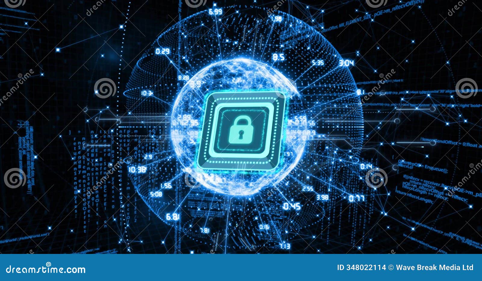 Cybersecurity Lock On Circuit Board Royalty-Free Stock Photo ...