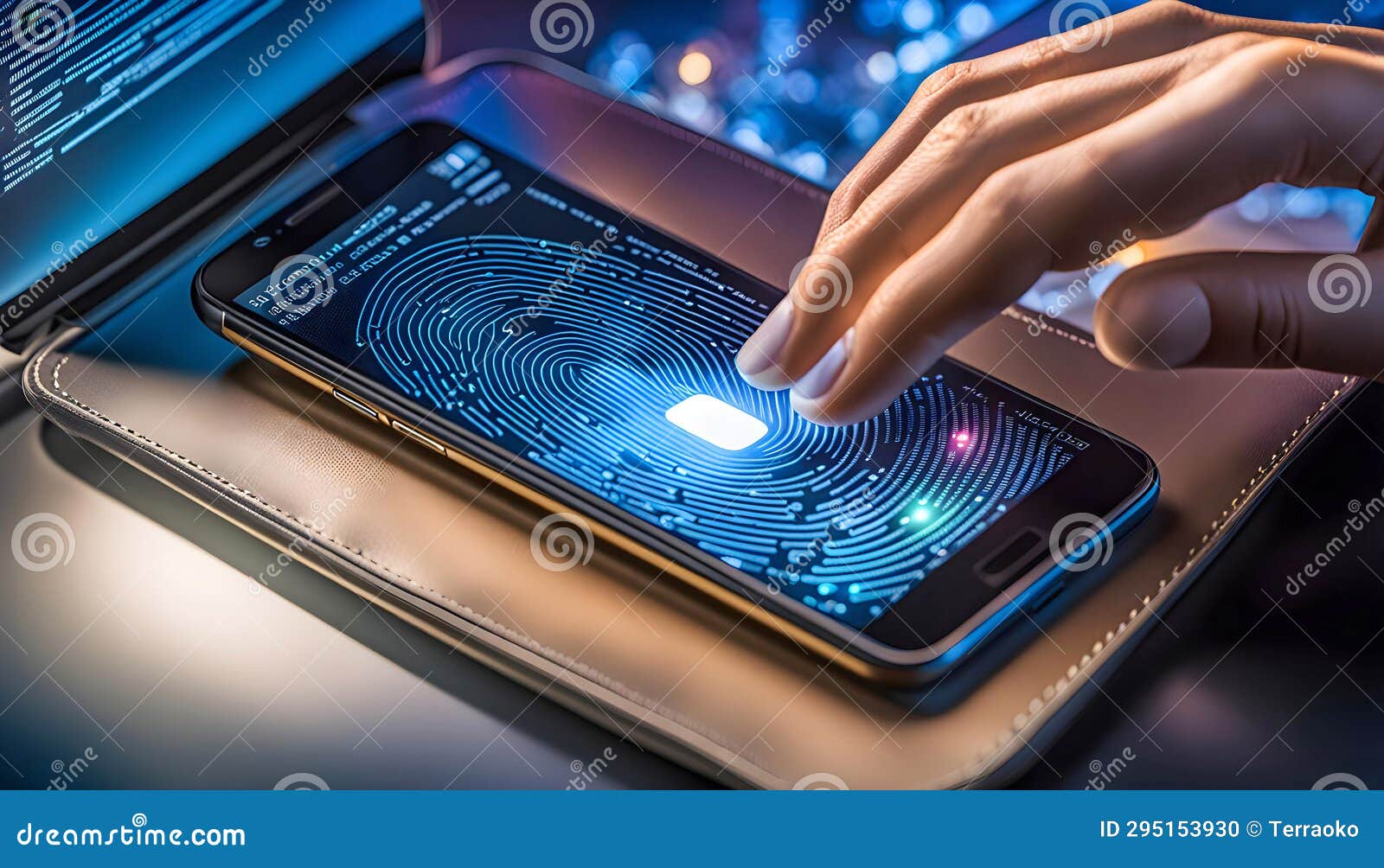 Cybersecurity. Two - Factor Identification. Comparison Of Fingerprints ...