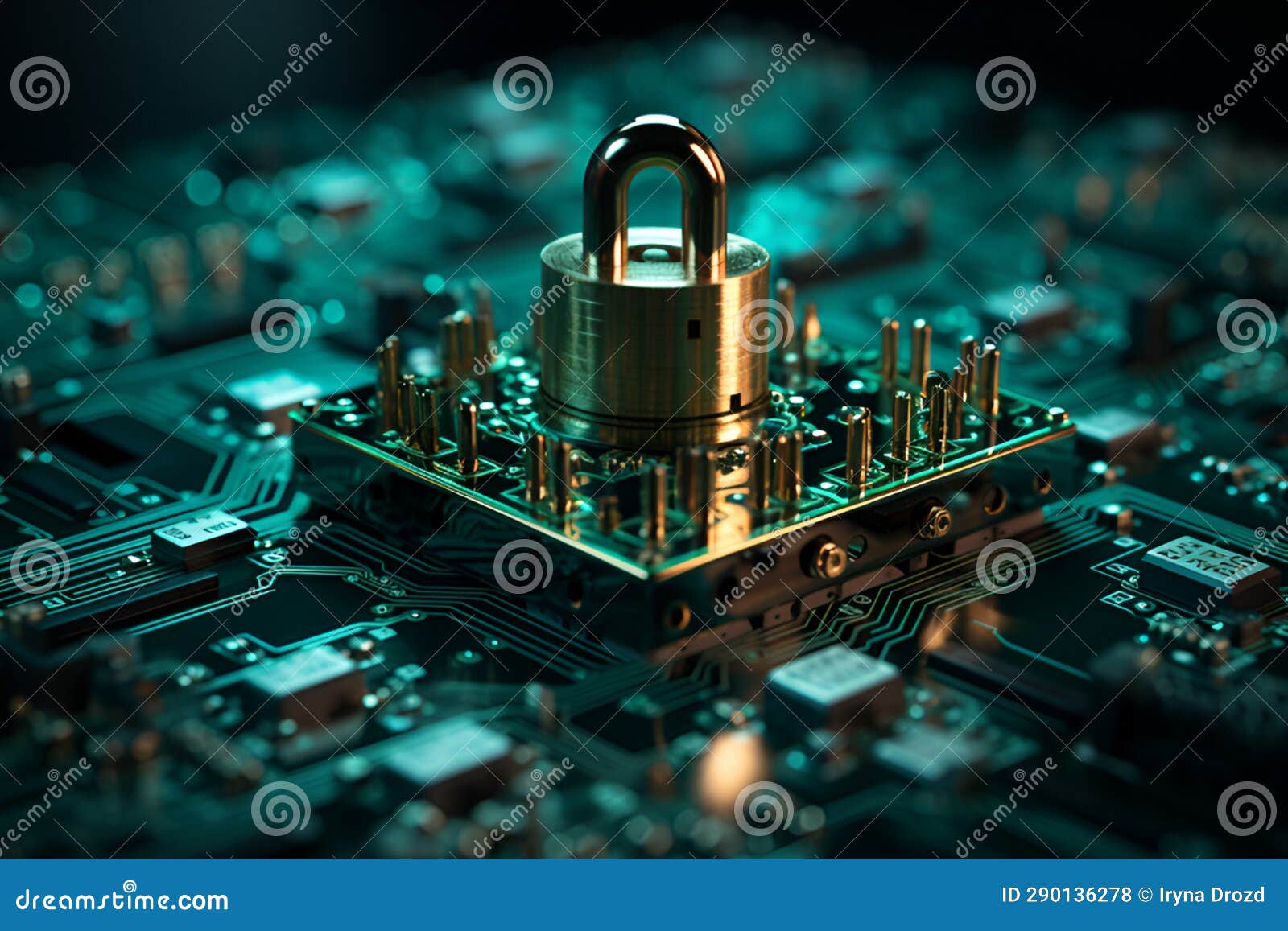 Cybersecurity and Privacy Concept of Data Protection Stock Illustration ...