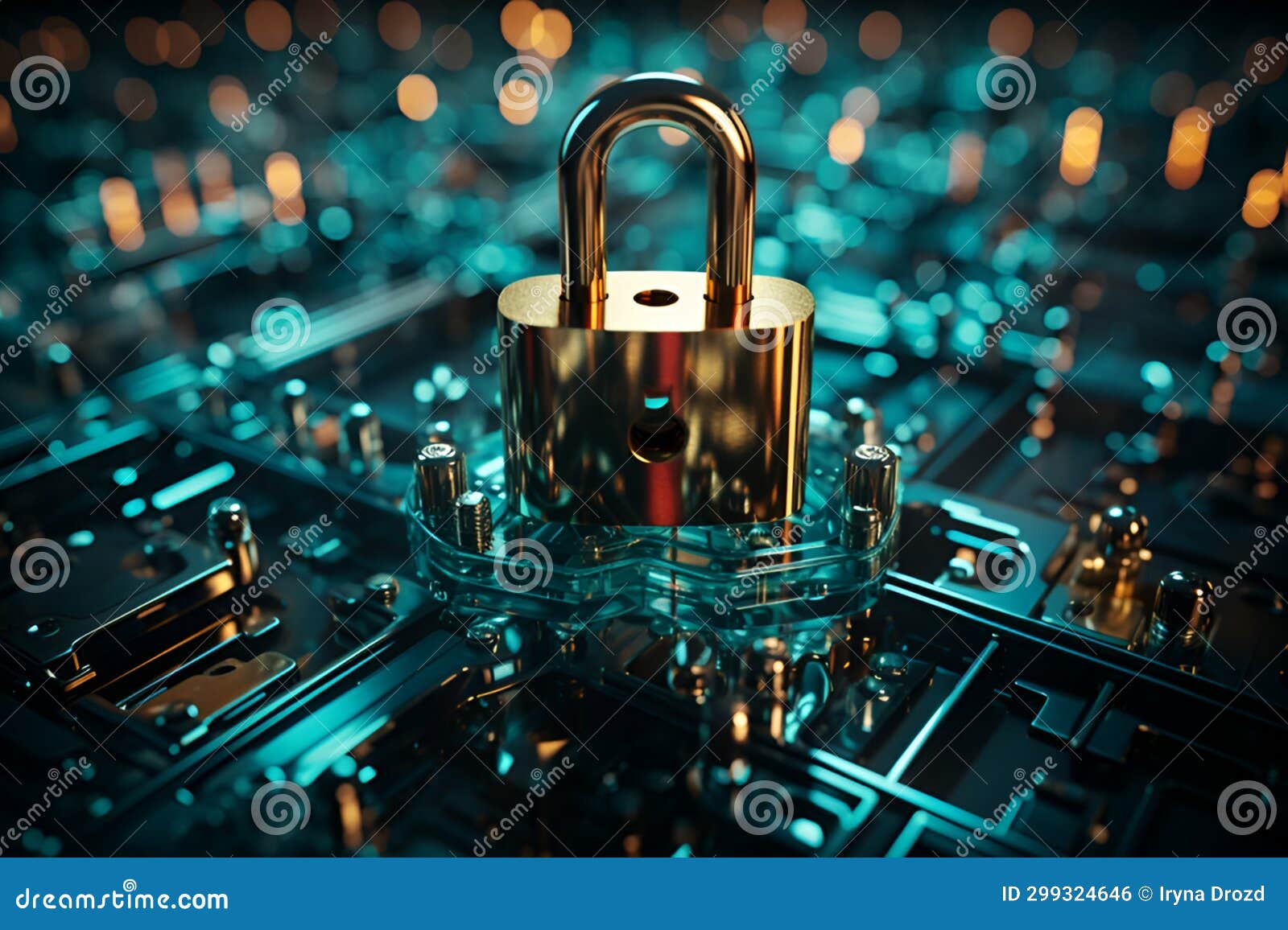Cybersecurity And Privacy Concept Of Data Protection Stock Illustration