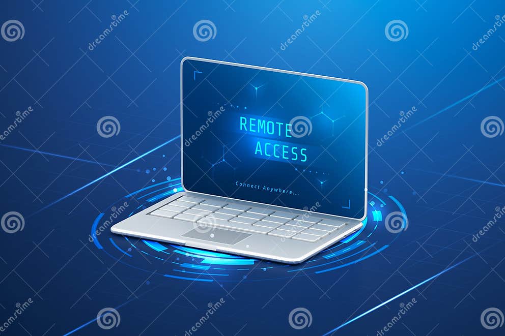 Cybersecurity Remote Access VPN Encryption Authentication Cloud ...