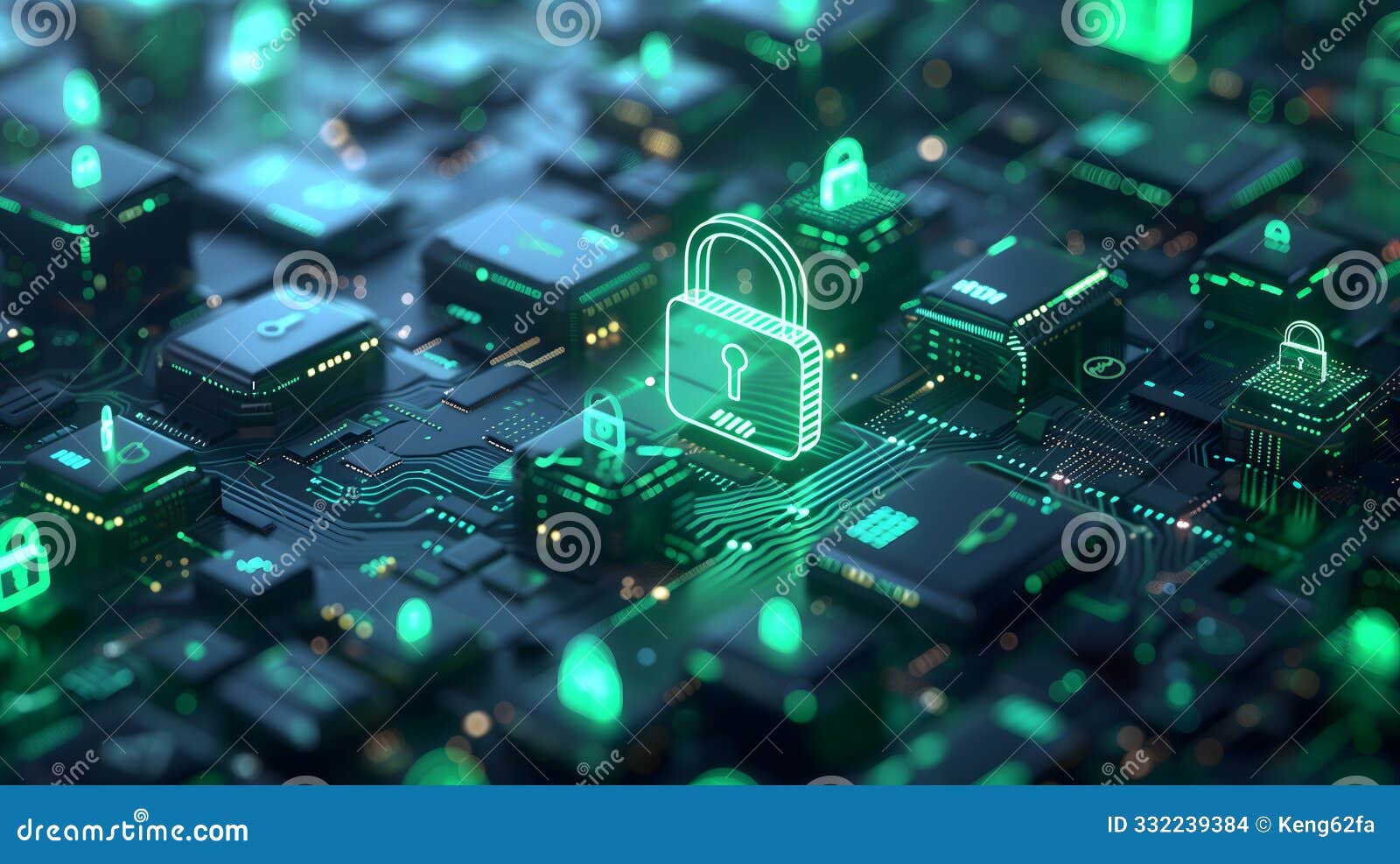 Cybersecurity Services Concept or Secure Connection of Digital Privacy ...