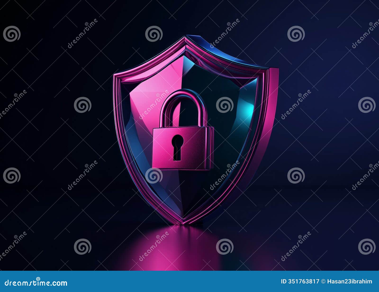 Cybersecurity Shield: Digital Protection and Data Security Concept with ...