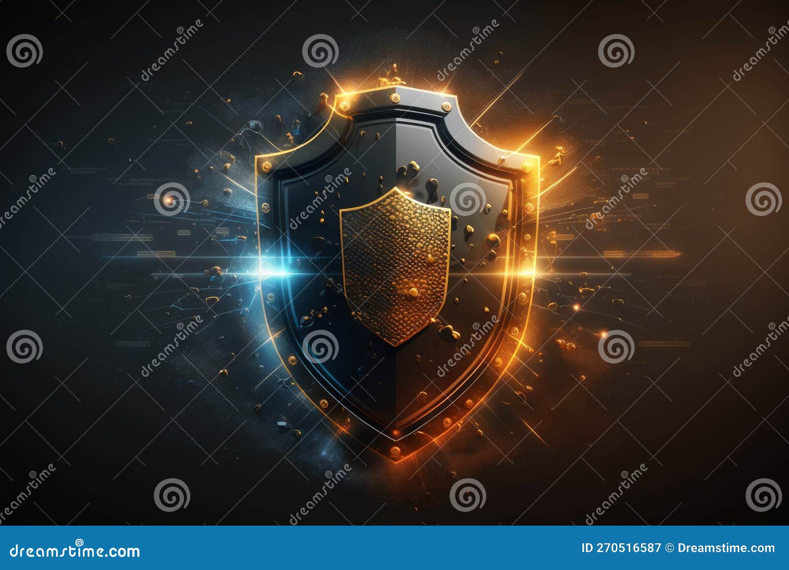 Cybersecurity Shield, Digital Shield on Technology Network Data ... Cybersecurity Shield, Digital Shield on Technology Network Data ...
