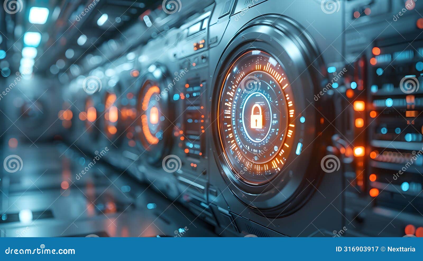 Cybersecurity Shield for Secure Digital Identity Management Stock ...