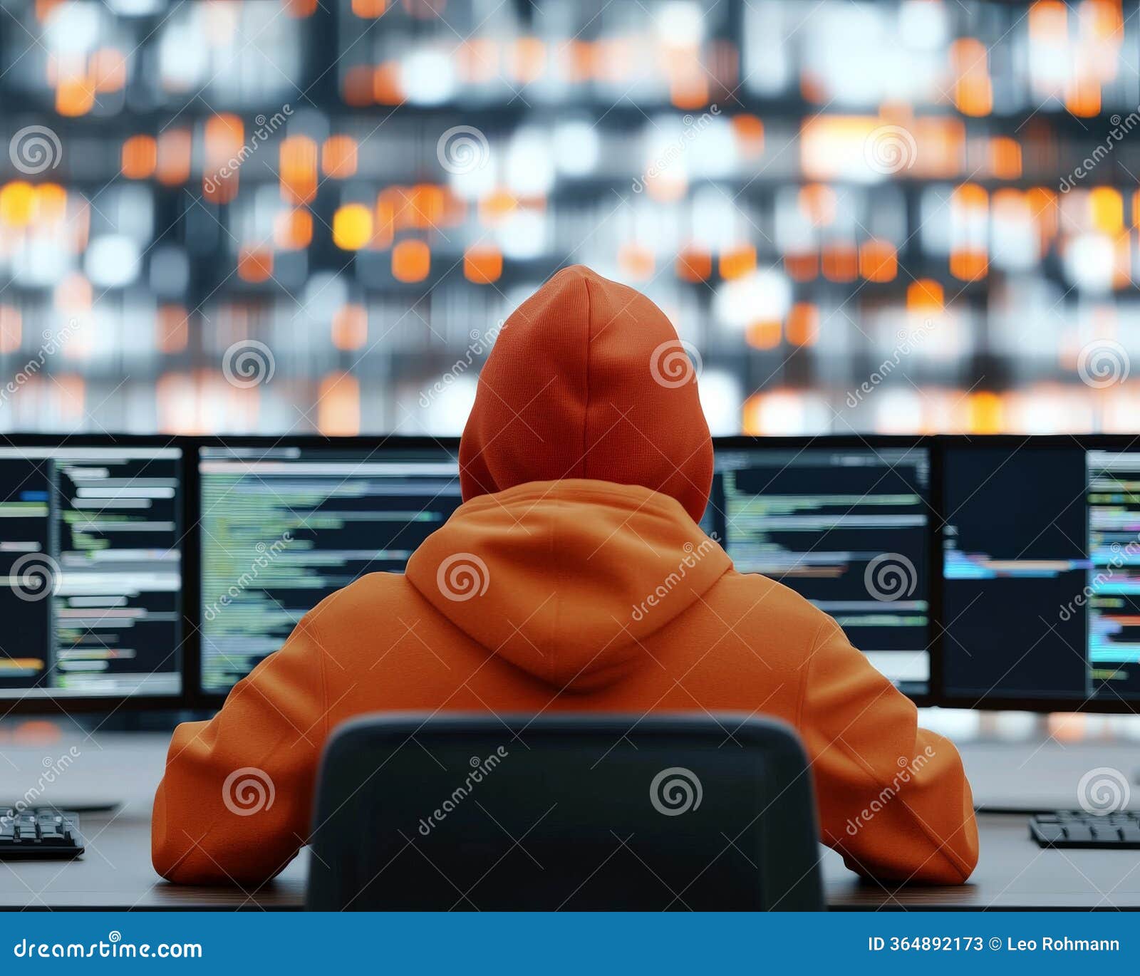 Cybersecurity Specialist During A Critical Infiltration Effort At A ...