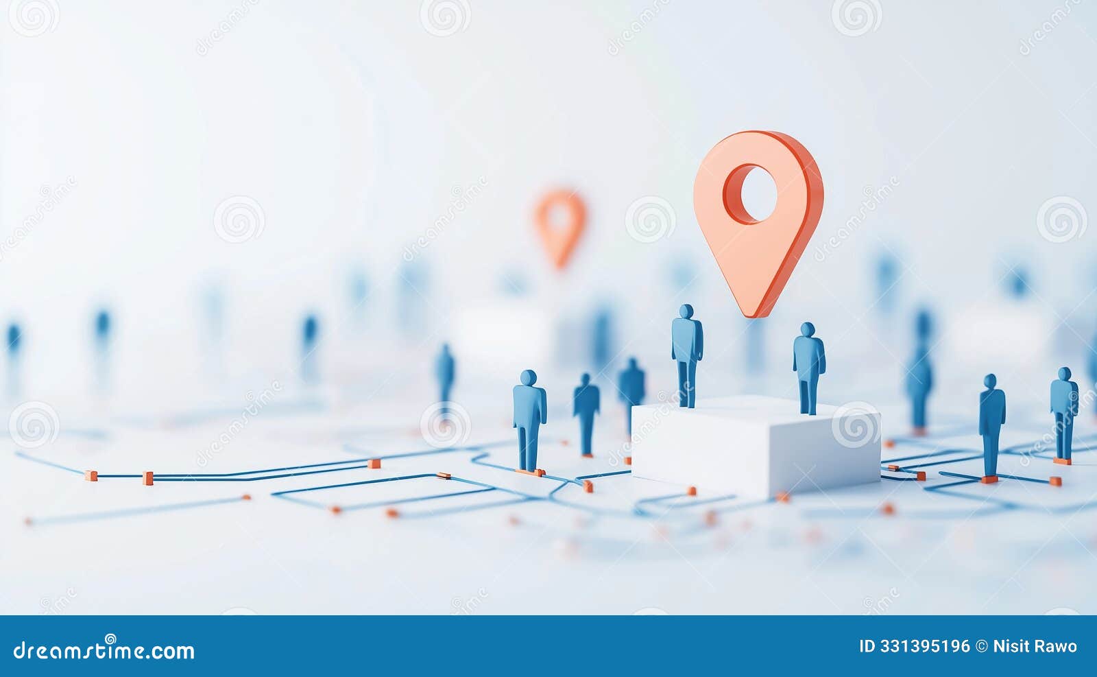 Cybersecurity Team Analyzing a Breach on a Virtual Network Map, Data ...