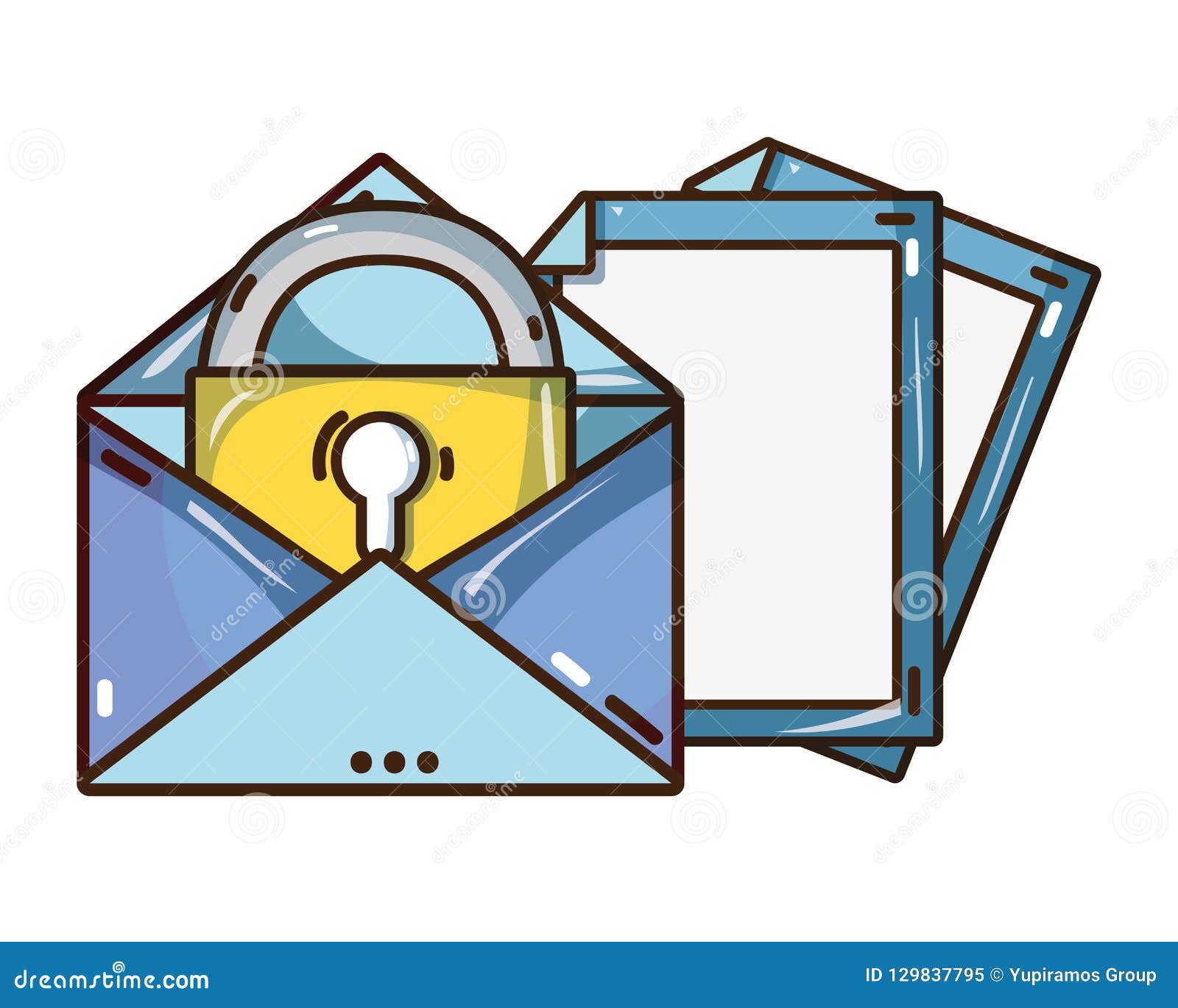 Cybersecurity Threat Cartoon Stock Vector - Illustration of antivirus ...