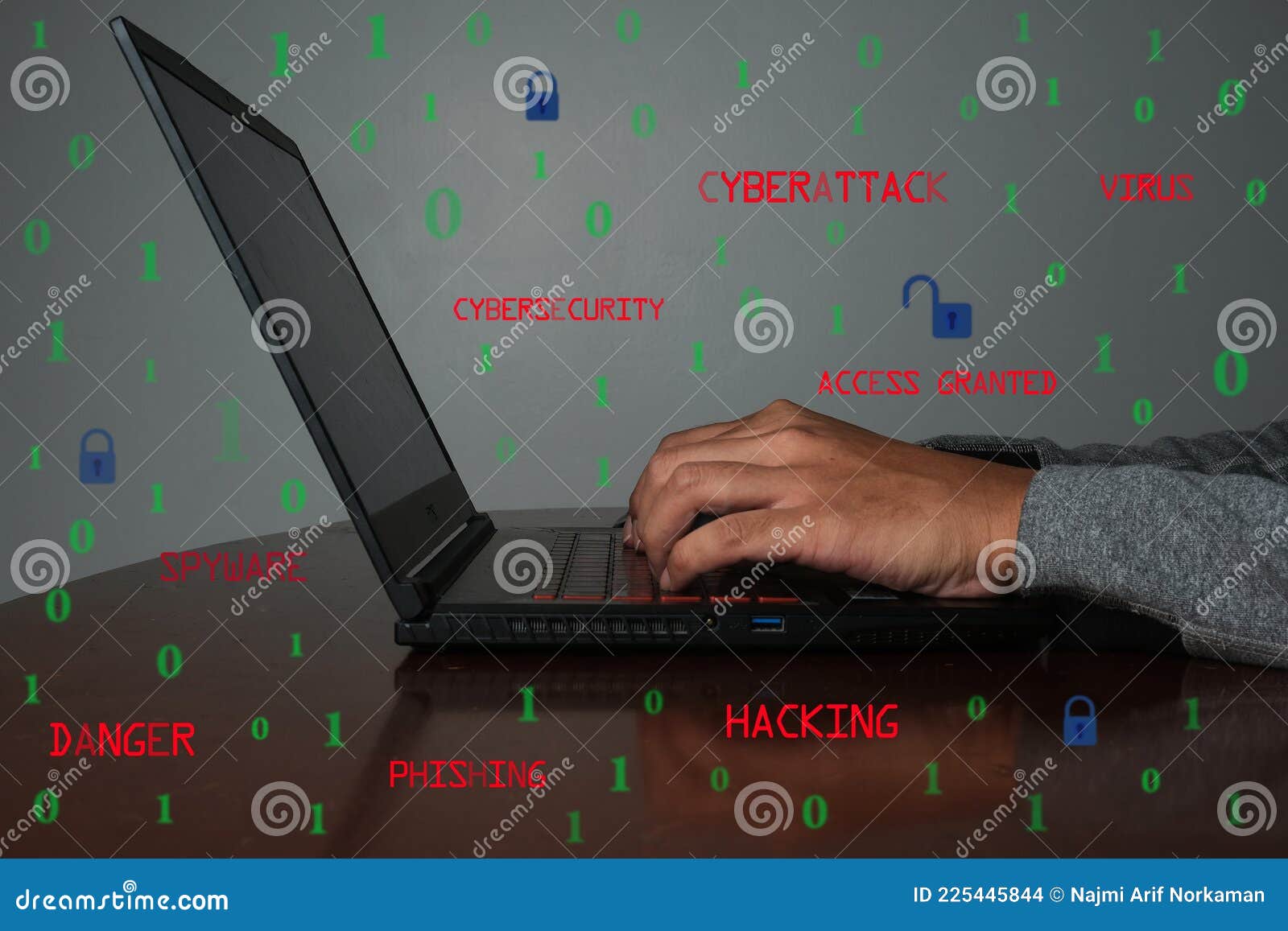 Cybersecurity Threat with Hackers Stock Photo - Image of hacker ...