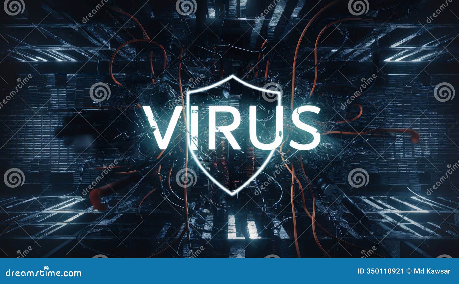 Cybersecurity Threat, Virus Warning Concept Image High Quality Image ...