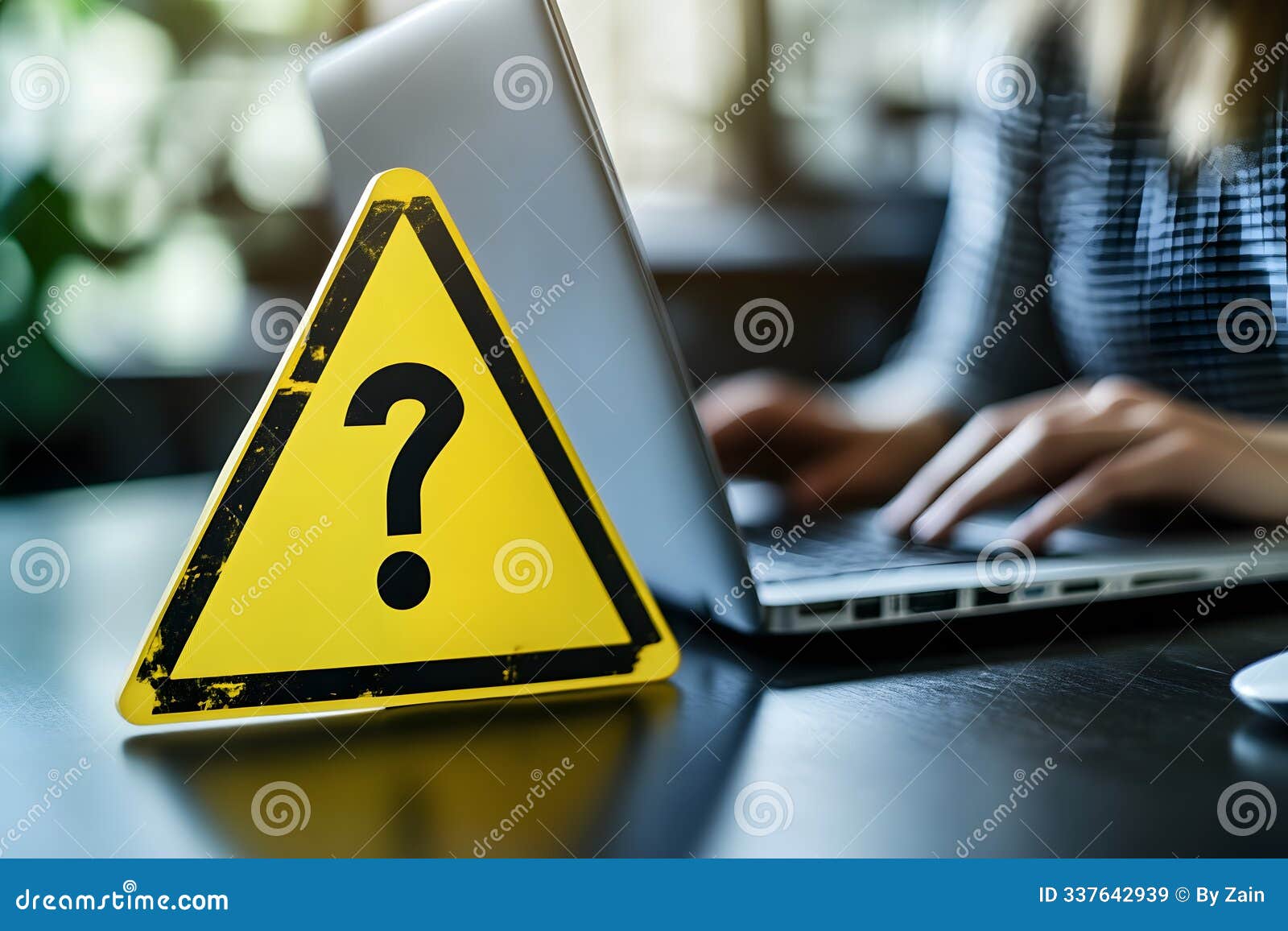 Cybersecurity Warning With Red Warning Symbol With Digital Glitch And ...