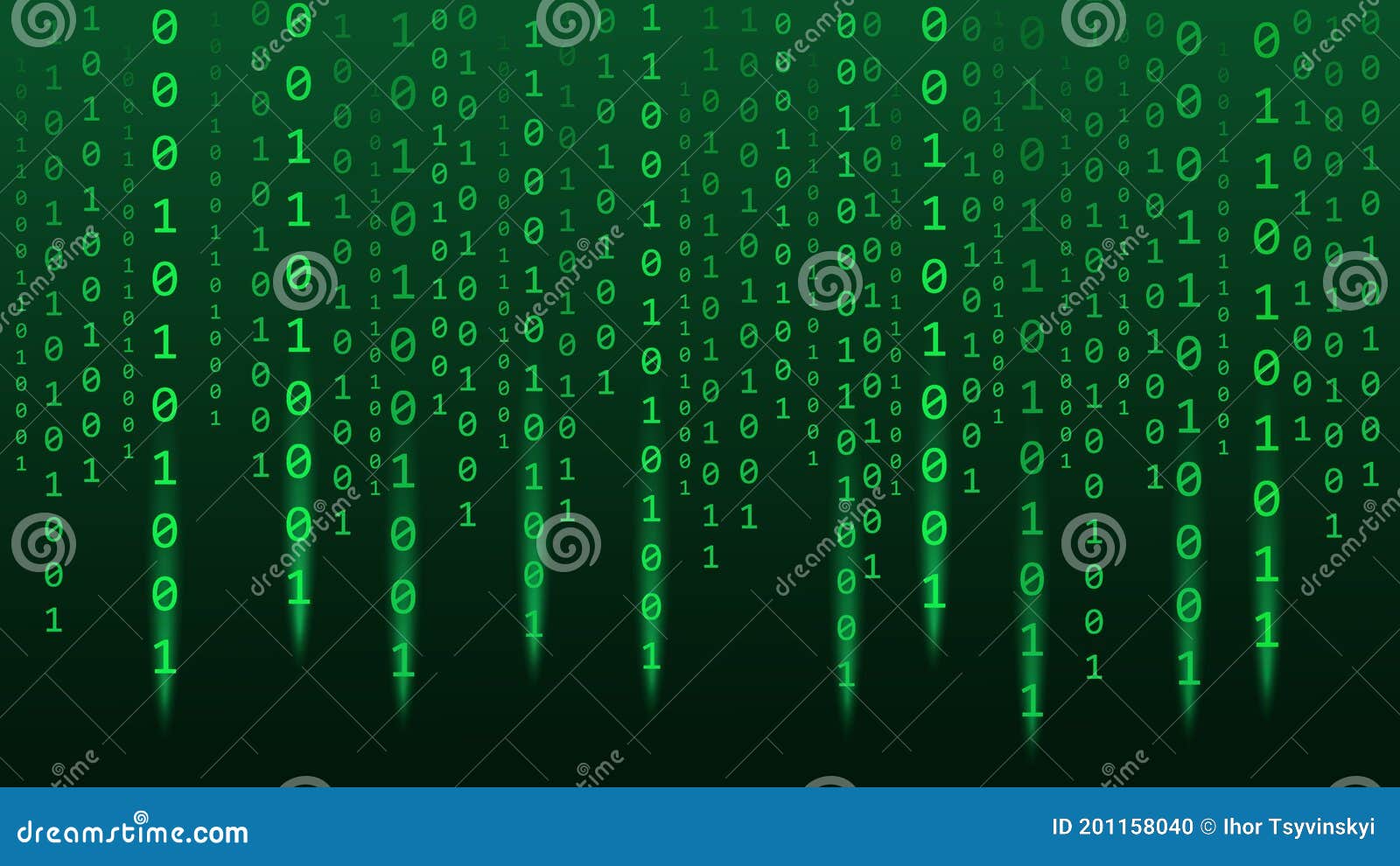 Red Digits For Matrix Display. Cartoon Vector | CartoonDealer.com #5391579