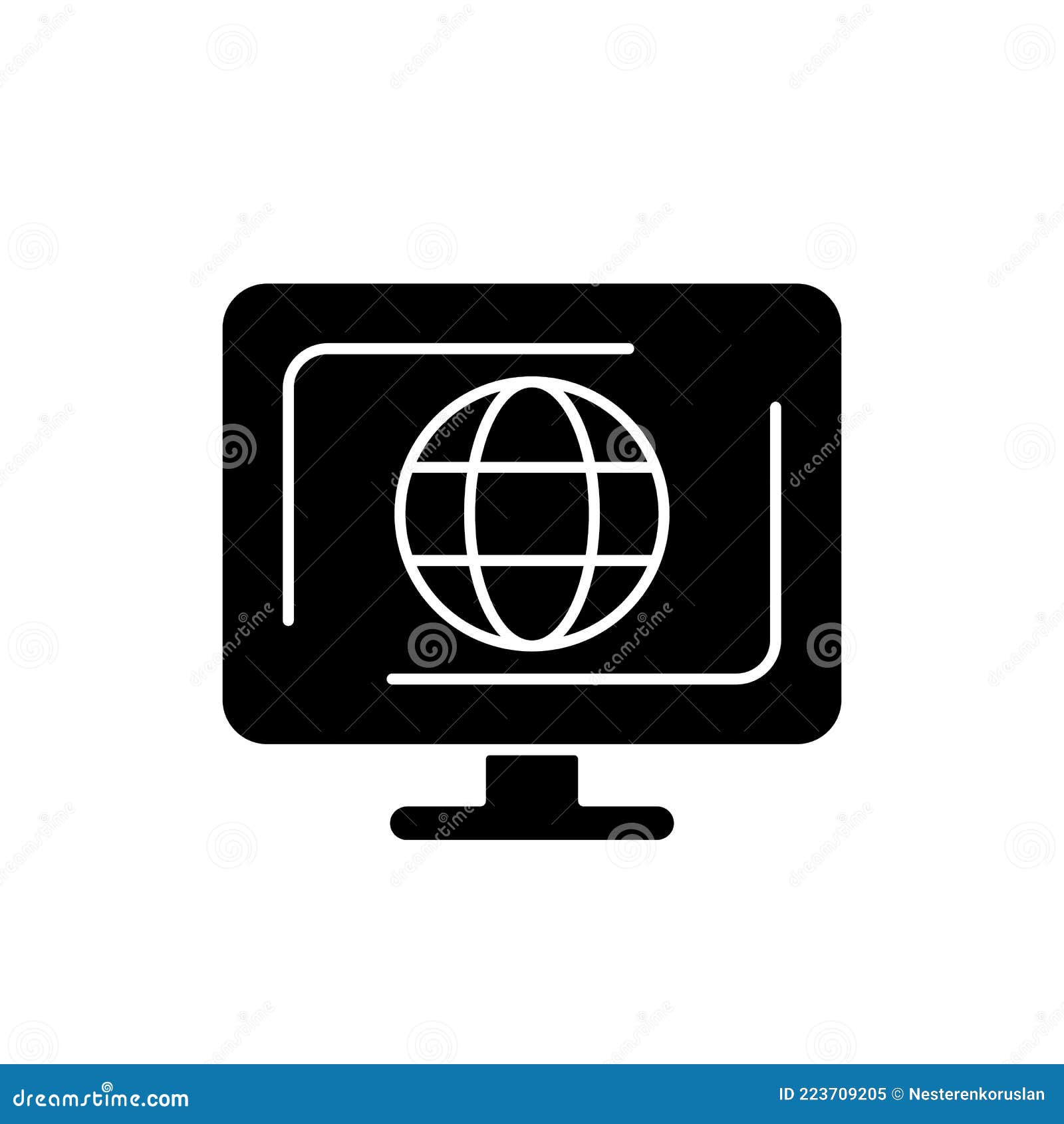 Cyberspace Black Glyph Icon Stock Vector - Illustration of data ...