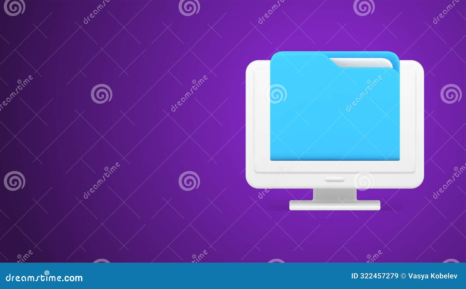 Database Or Archive Concept Data Storage Laptop And File Cabin