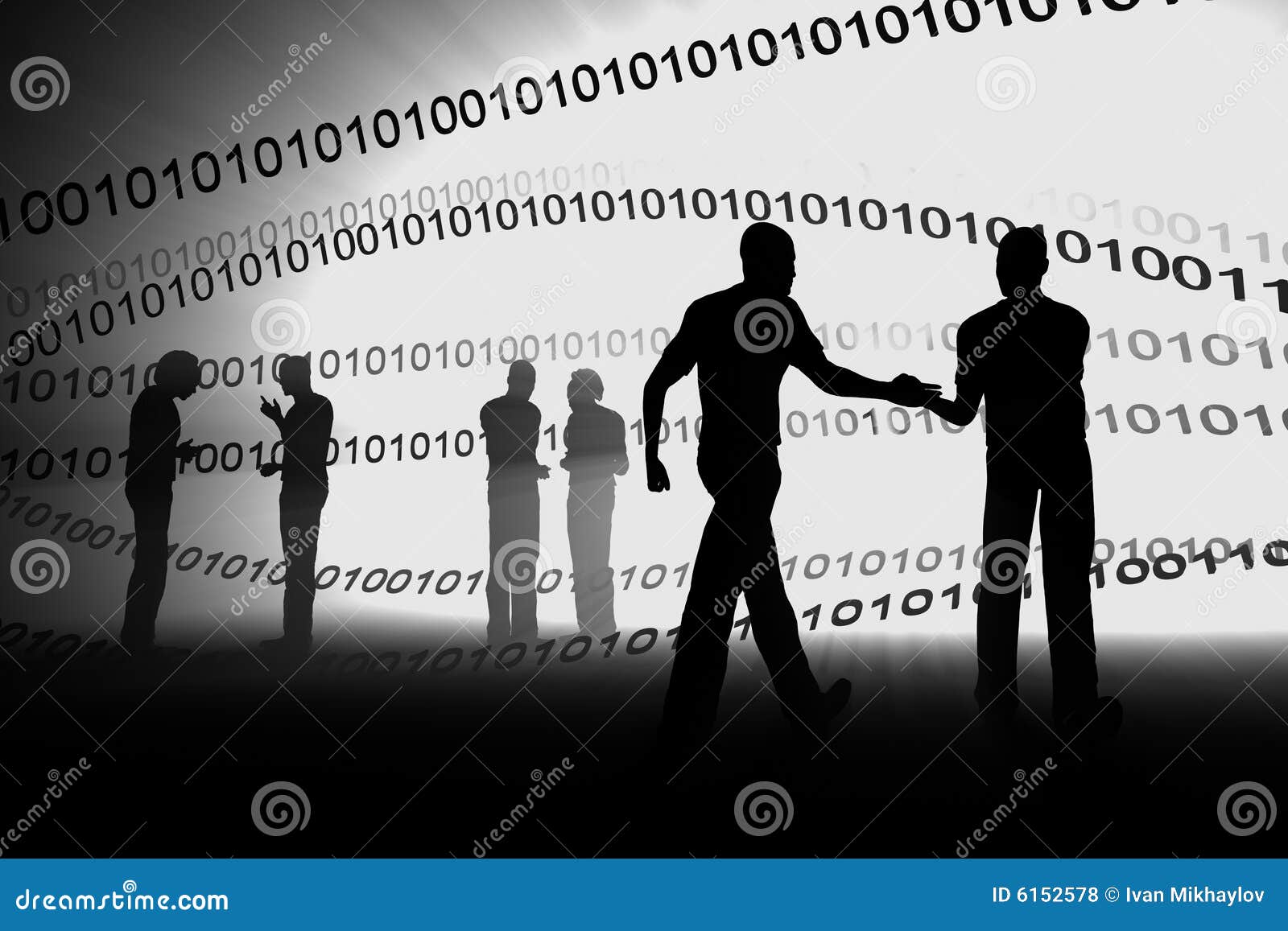 Handshake With A Snake. Snake Handshake. Green Snake, Two Hands. Vector ...