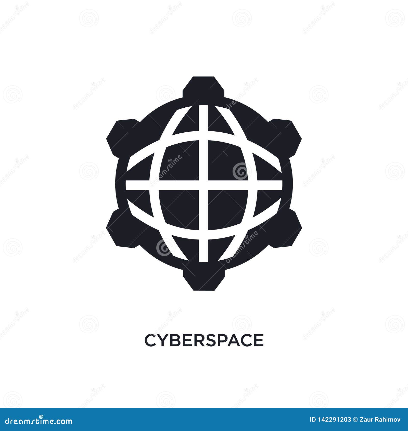 Cyberspace Isolated Icon. Simple Element Illustration from Programming ...