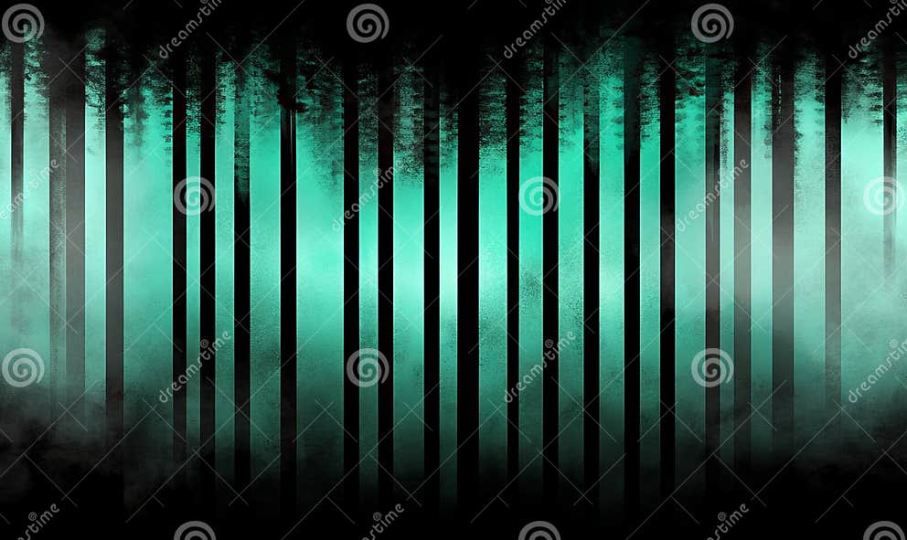 Cyberspace Showcasing Digital Dropping Lines, a Binary Hanging Chain ...