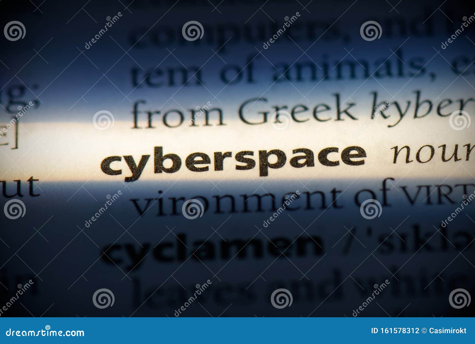 Cyberspace stock photo. Image of dictionary, concept - 161578312