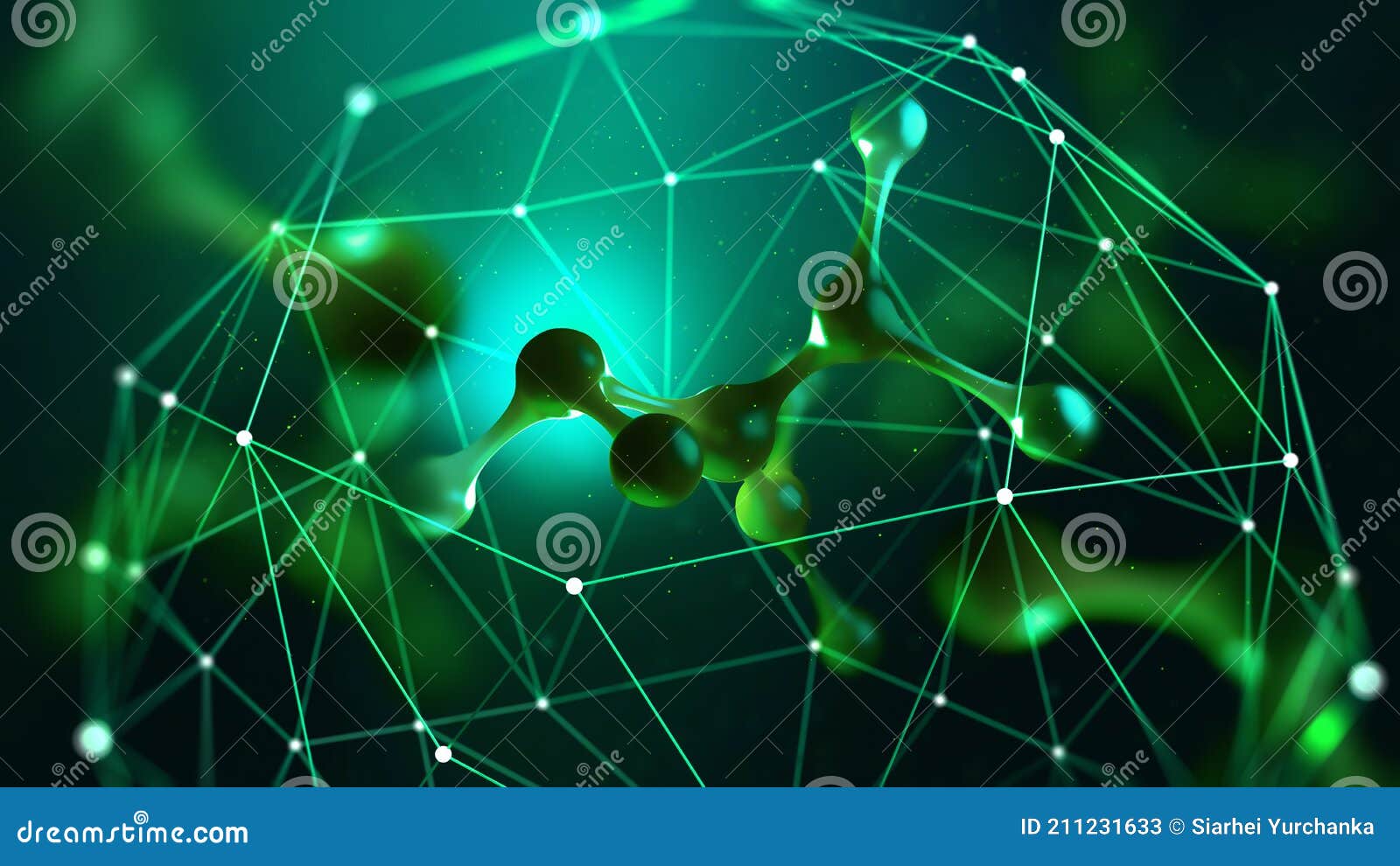 Microbiology Of The Future. Futuristic Concept Of The Study Of Viruses ...