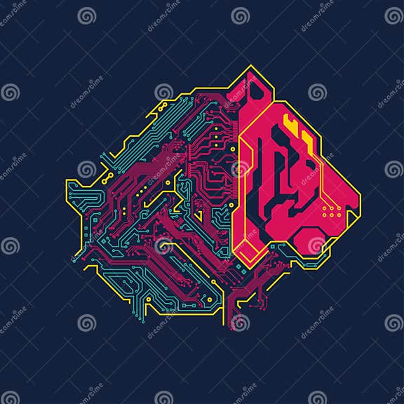 CyberTiger stock illustration. Illustration of character - 285575728