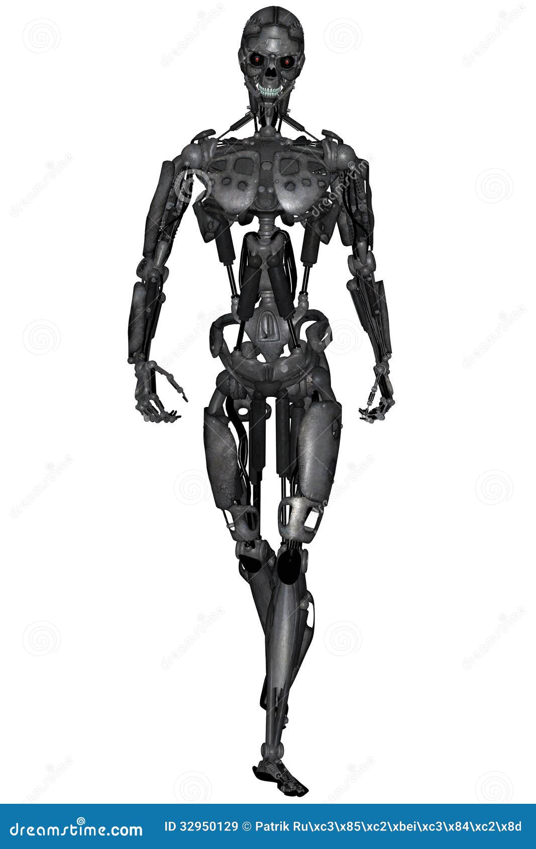 Cyborg stock illustratie. Illustration of karakter, kostuum - 32950129