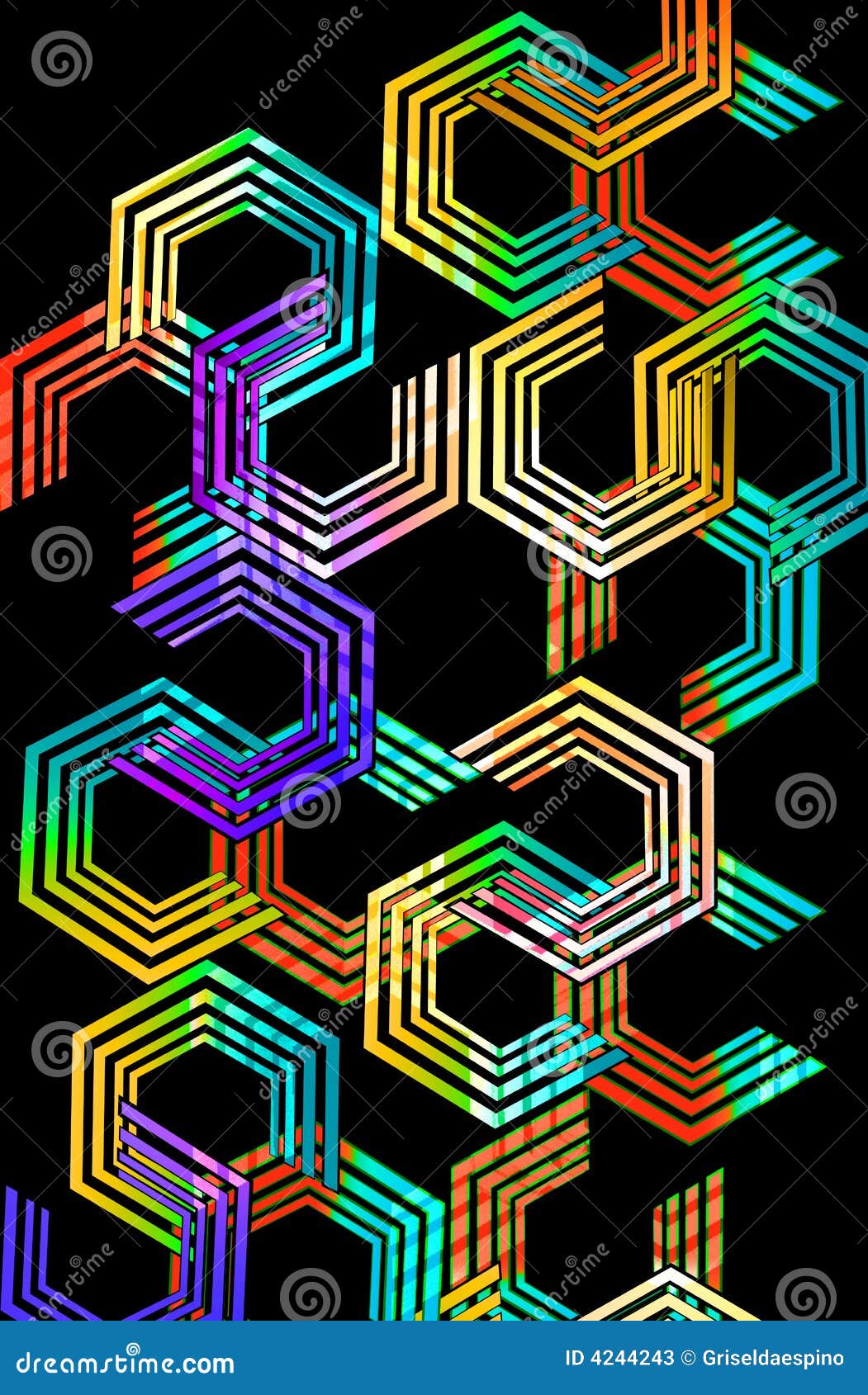 Cyborg stock illustration. Illustration of modern, outlines - 4244243