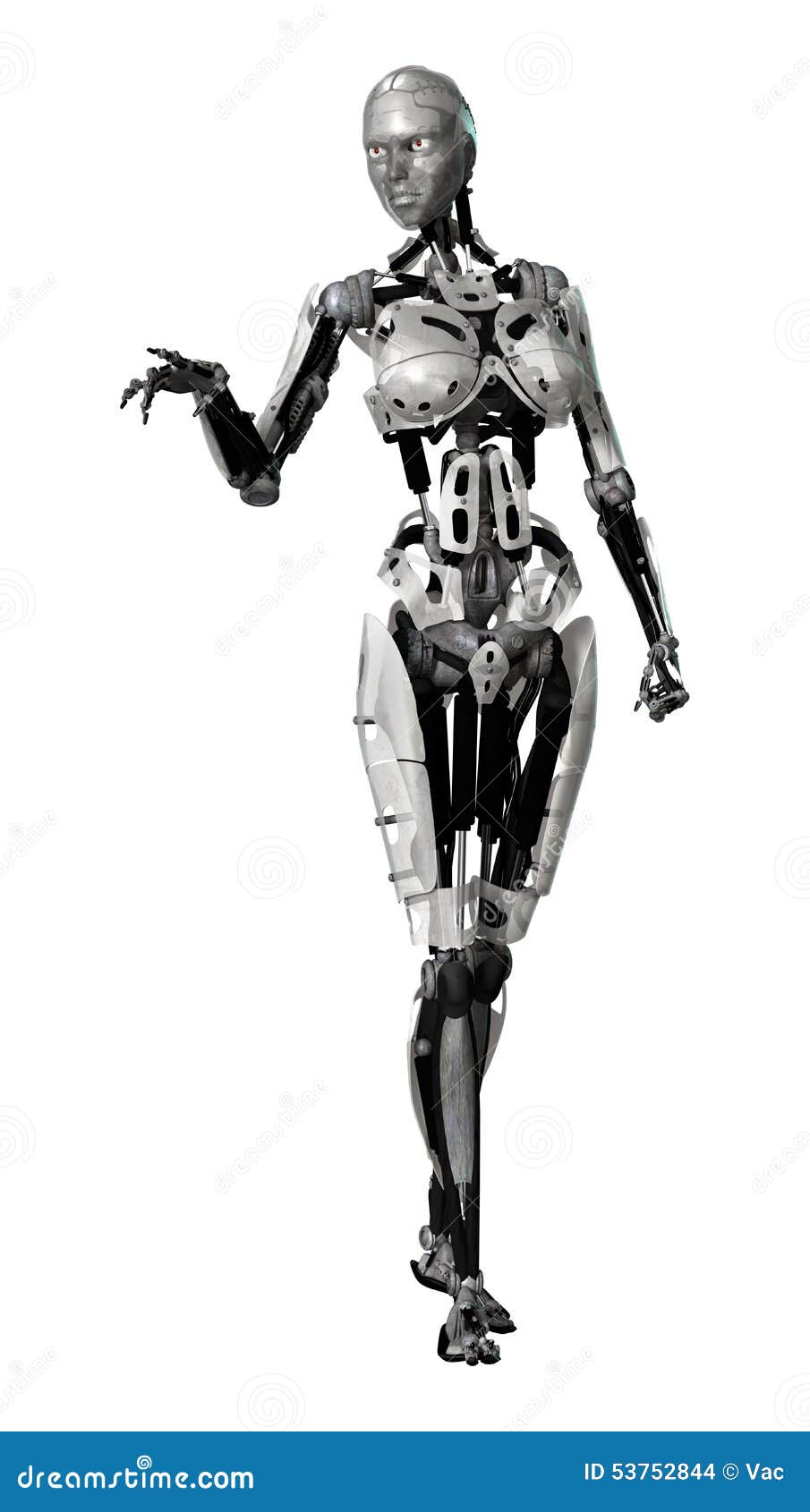 Cyborg illustration stock. Illustration du futuriste - 53752844