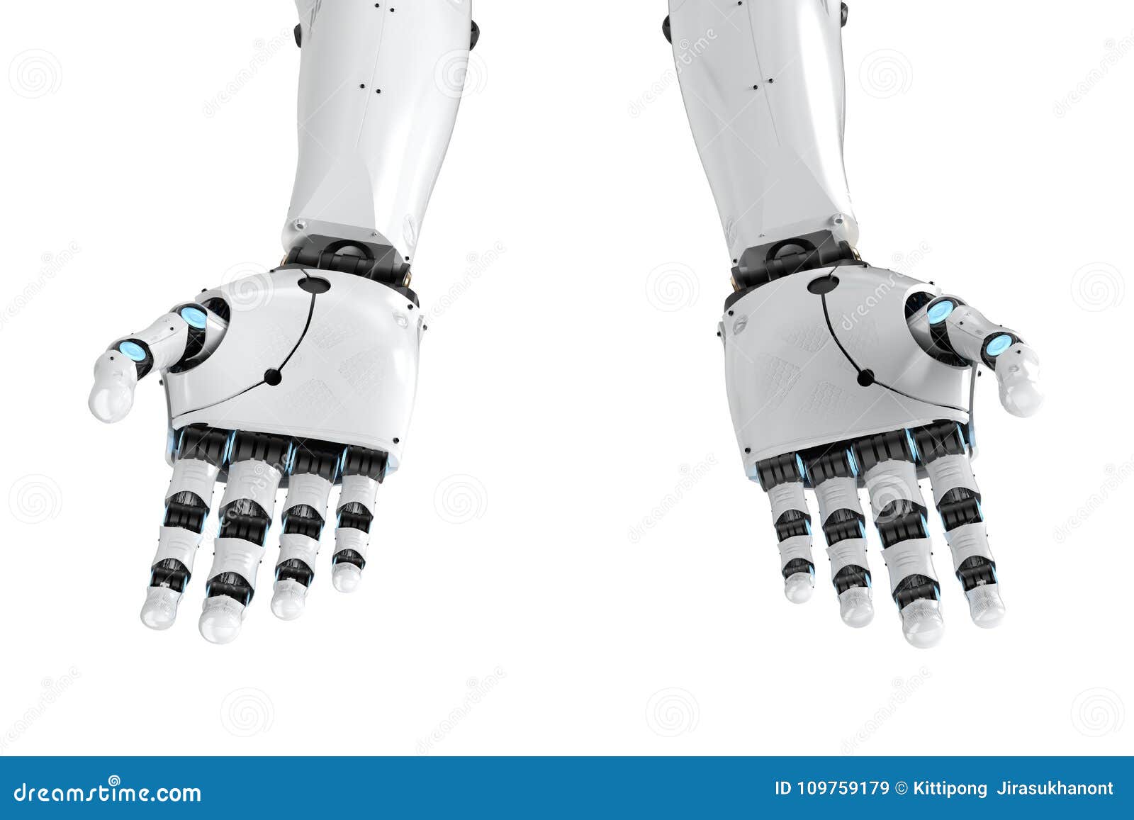 Cyborg arm isolated stock image. Image of android, metal - 109759179