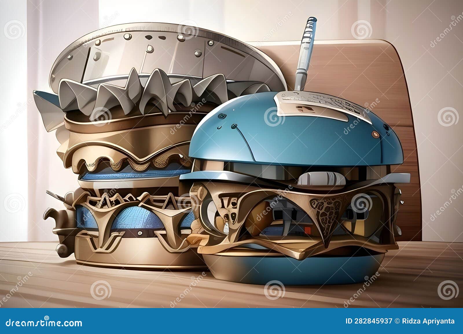 The Cyborg Burger Robot Design AI Model Is A Sophisticated Artificial ...