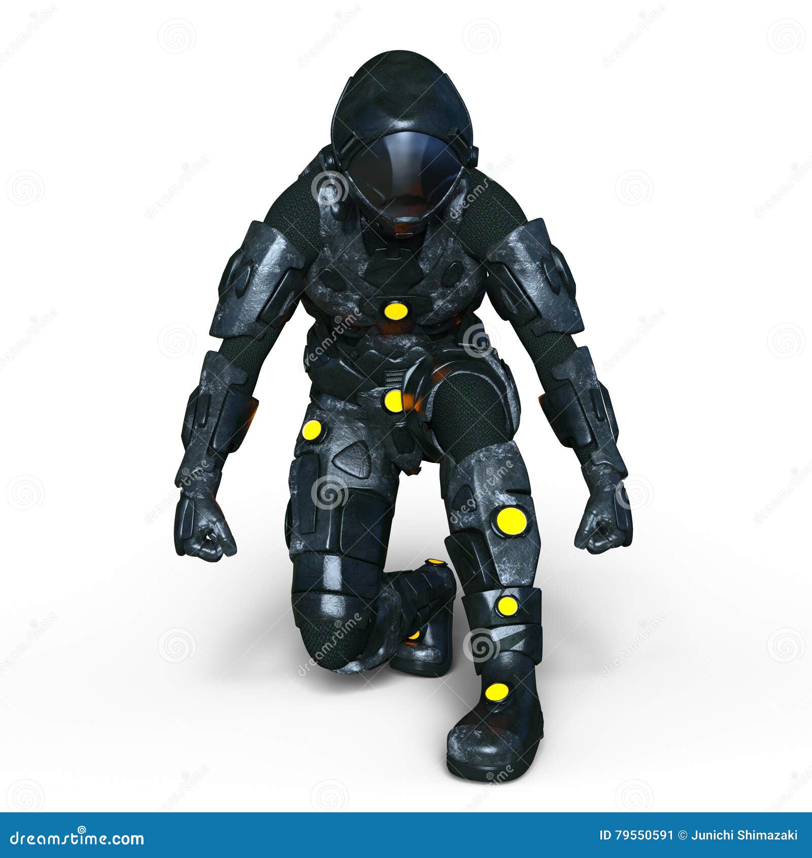 Cyborg stock illustration. Illustration of bipedalism - 79550591