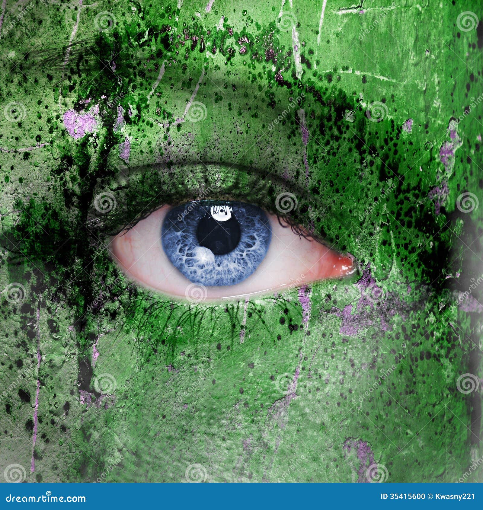 Cyborg face stock photo. Image of cyber, cyborg, background - 35415600