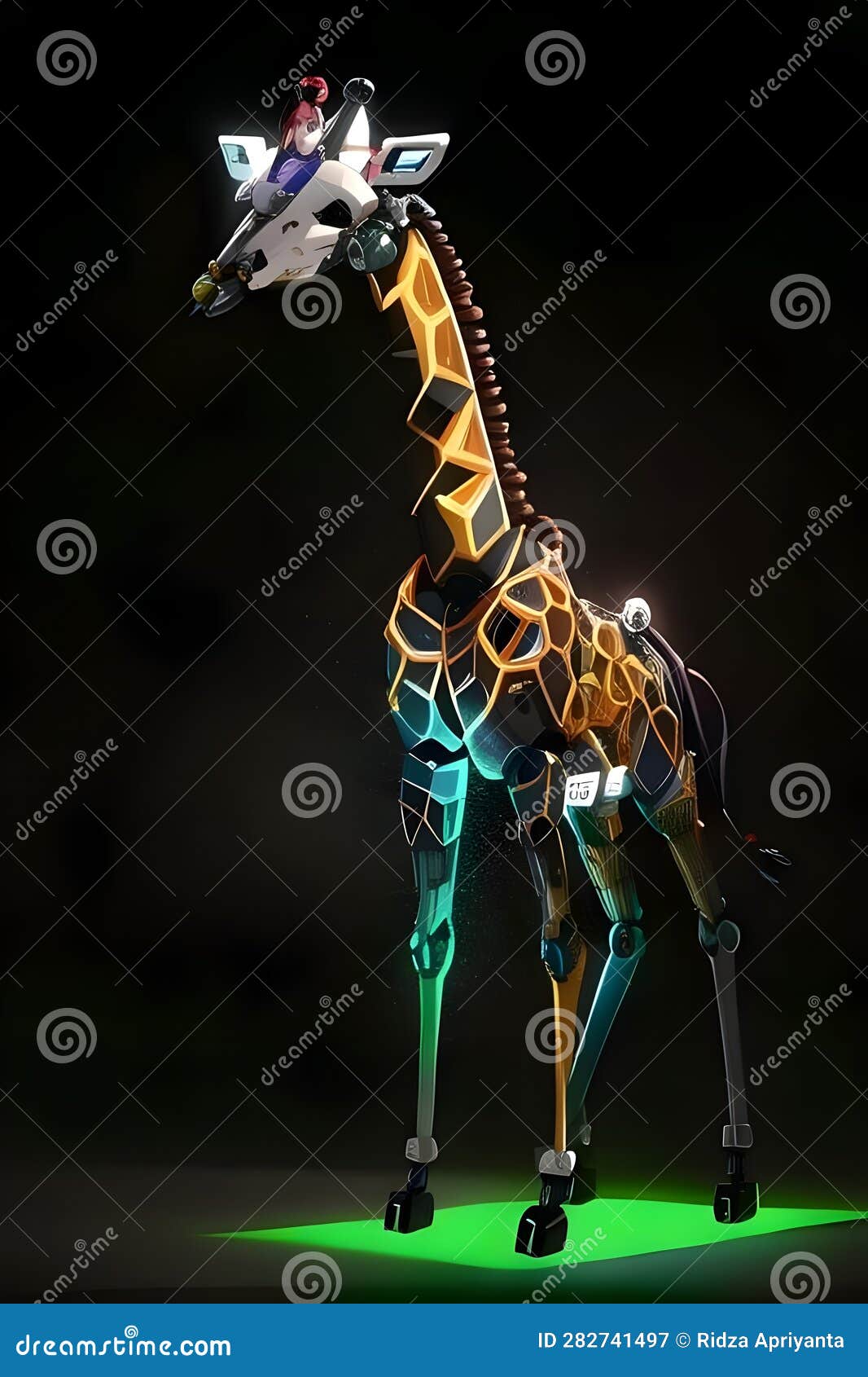 The Cyborg Giraffe Design AI Model is an Artificial Intelligence System ...
