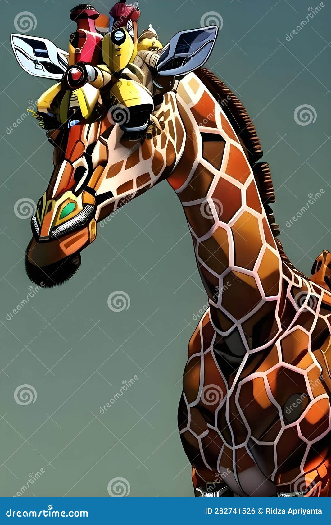 The Cyborg Giraffe Design AI Model is an Artificial Intelligence System ...