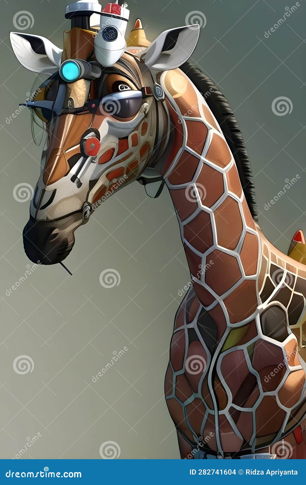 The Cyborg Giraffe Design AI Model is an Artificial Intelligence System ...